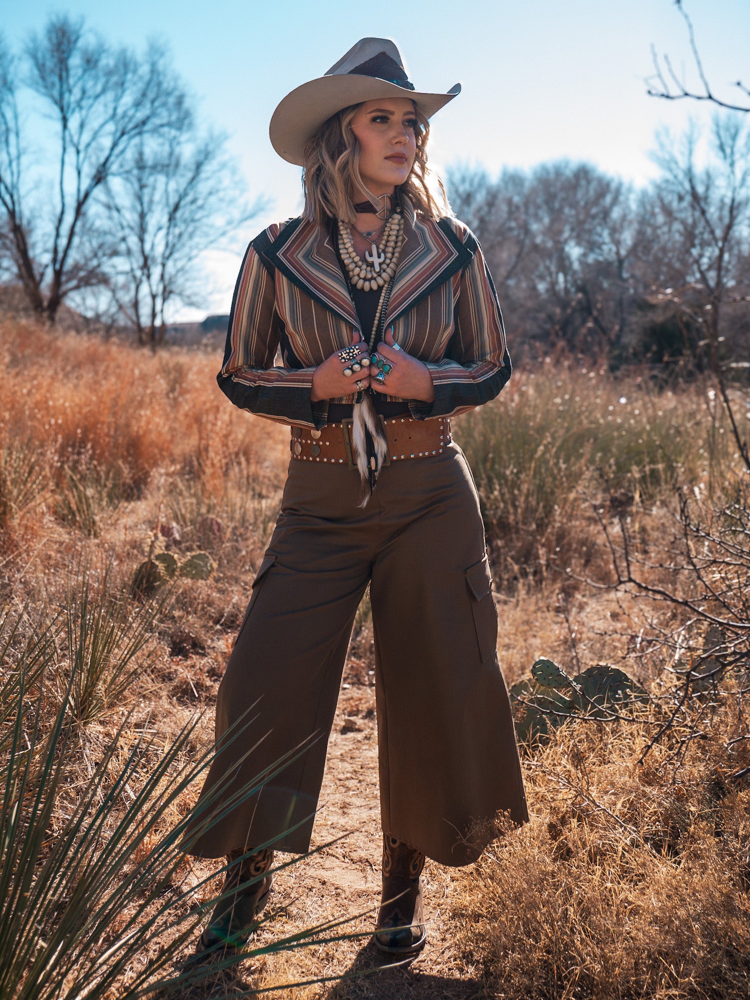 The Iris Blazer - Serape – Silverado Apparel & Home